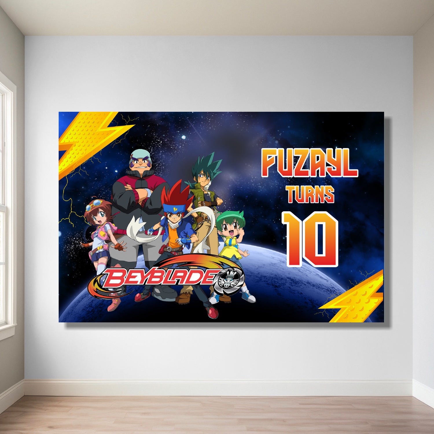 Beyblade Theme Movie Backdrop – My Store