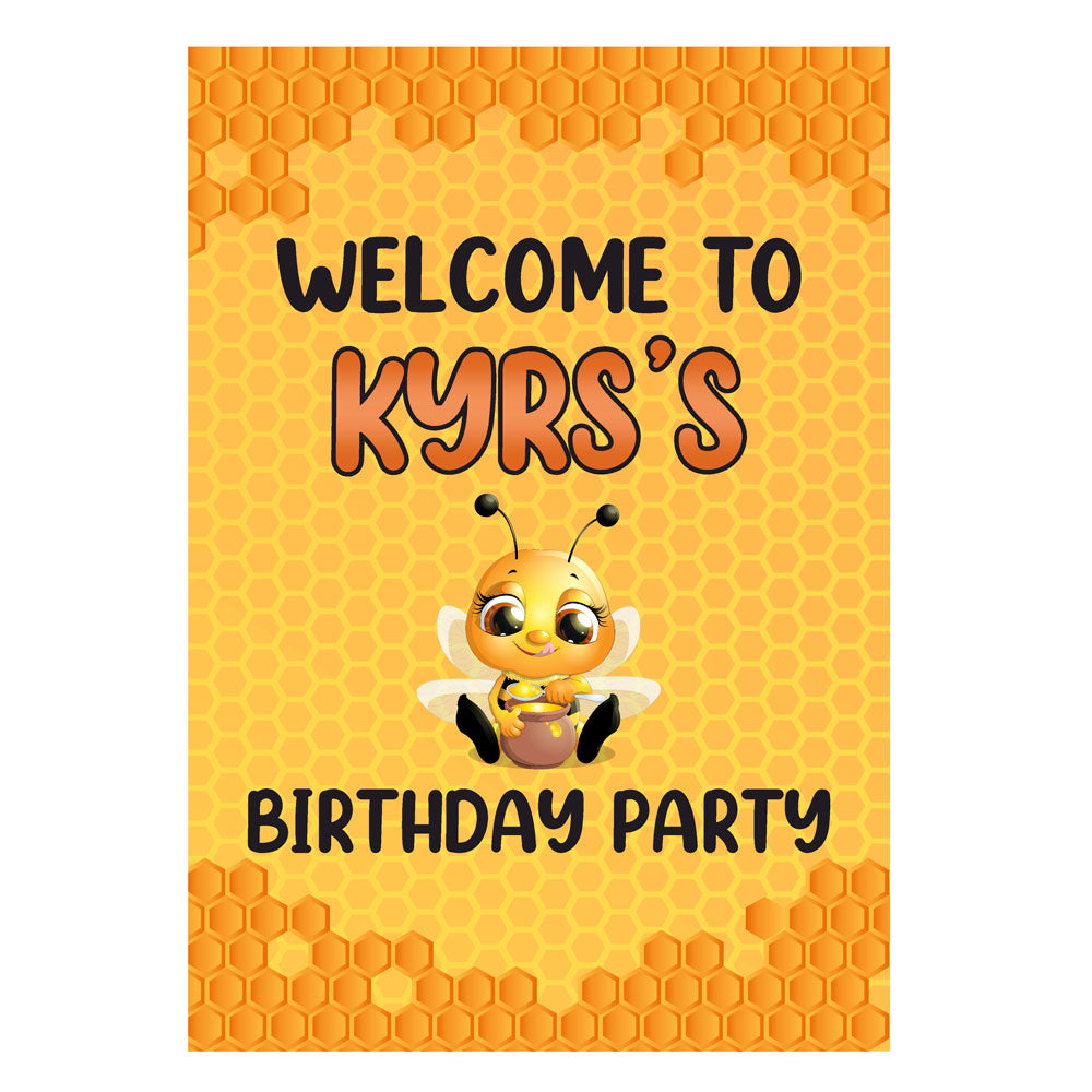 Honey Bee Theme Welcome Board – BluParty