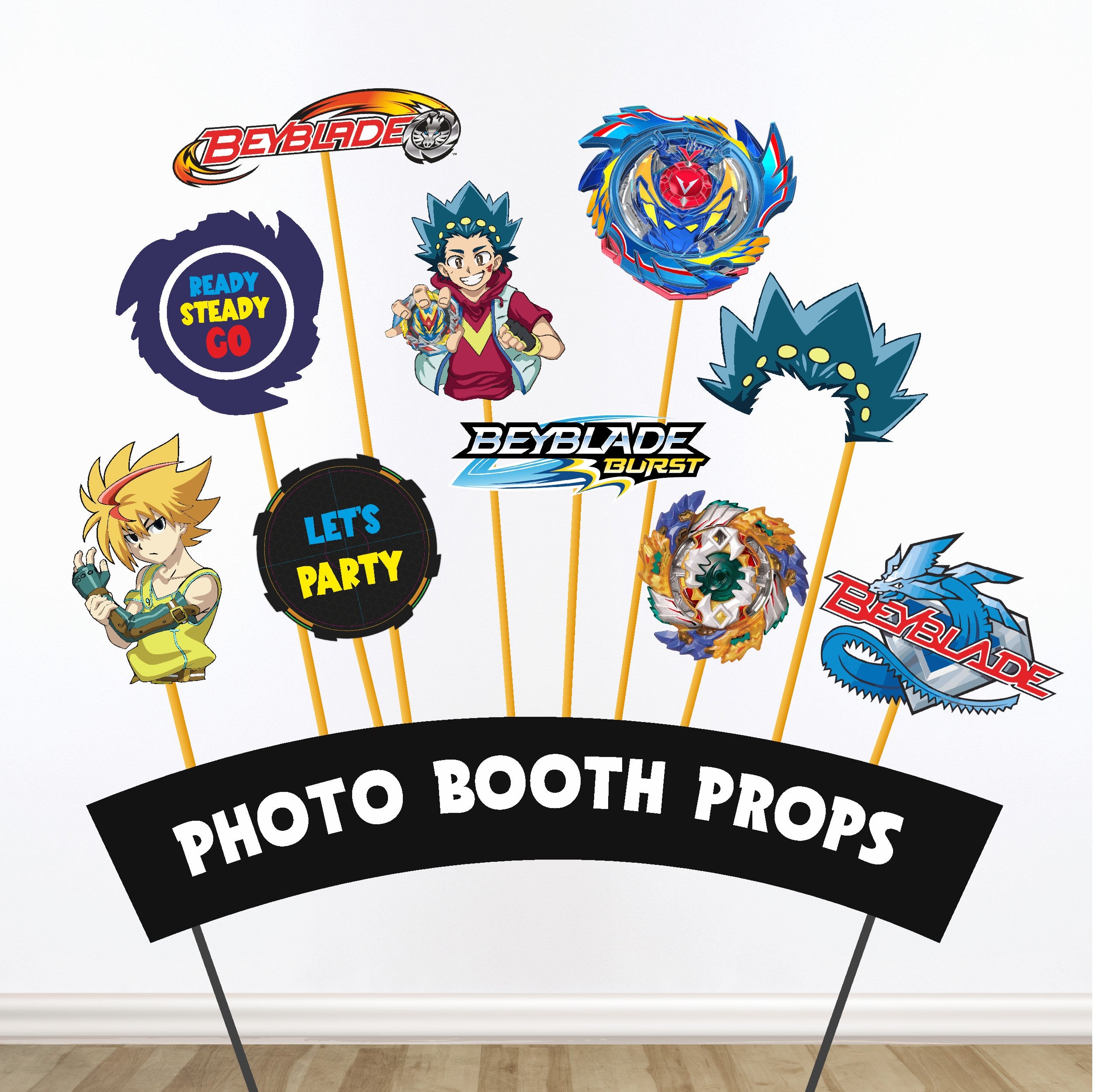 Beyblade Theme Props – Blu Party