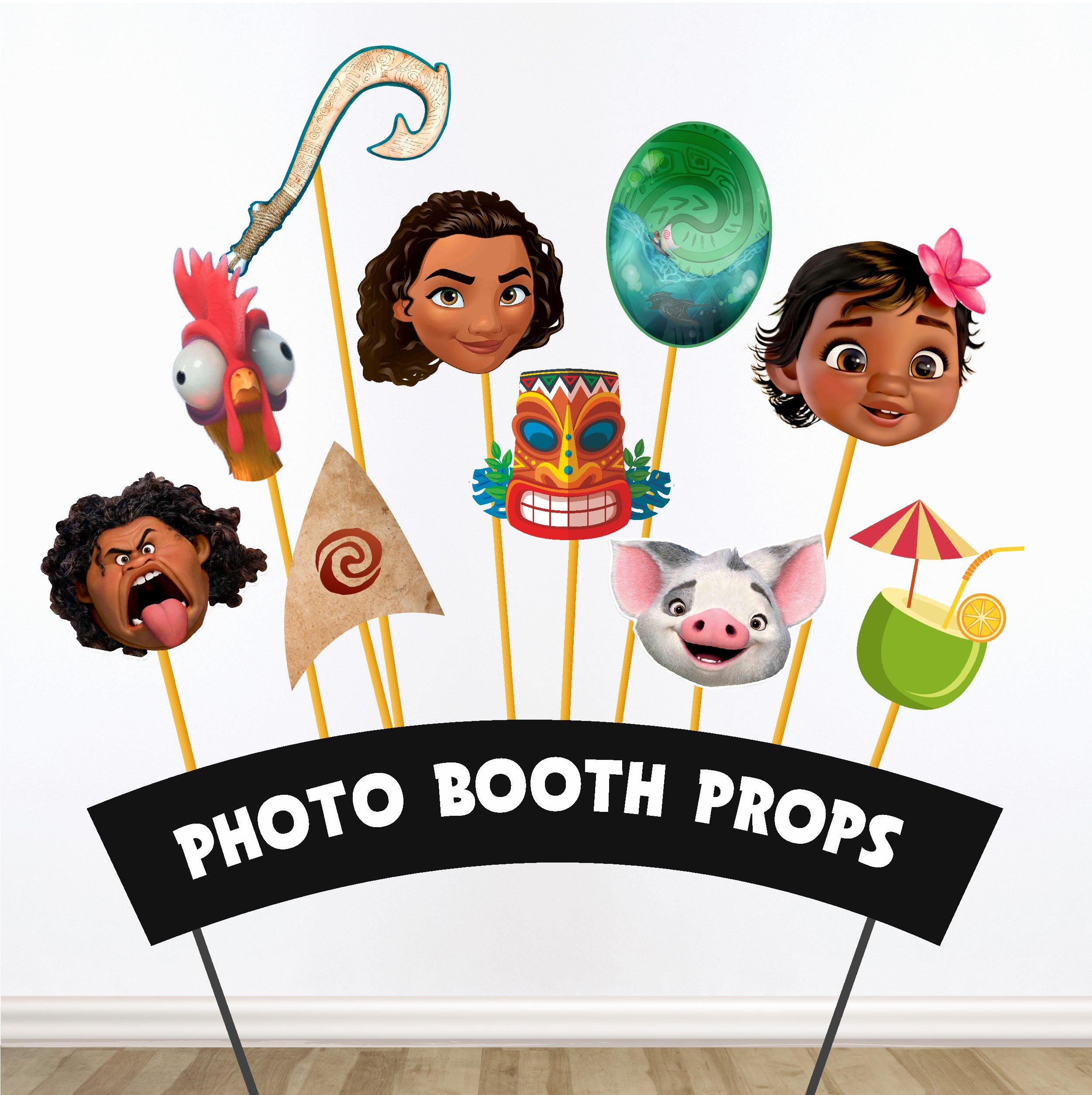 Moana Theme Props – Blu Party