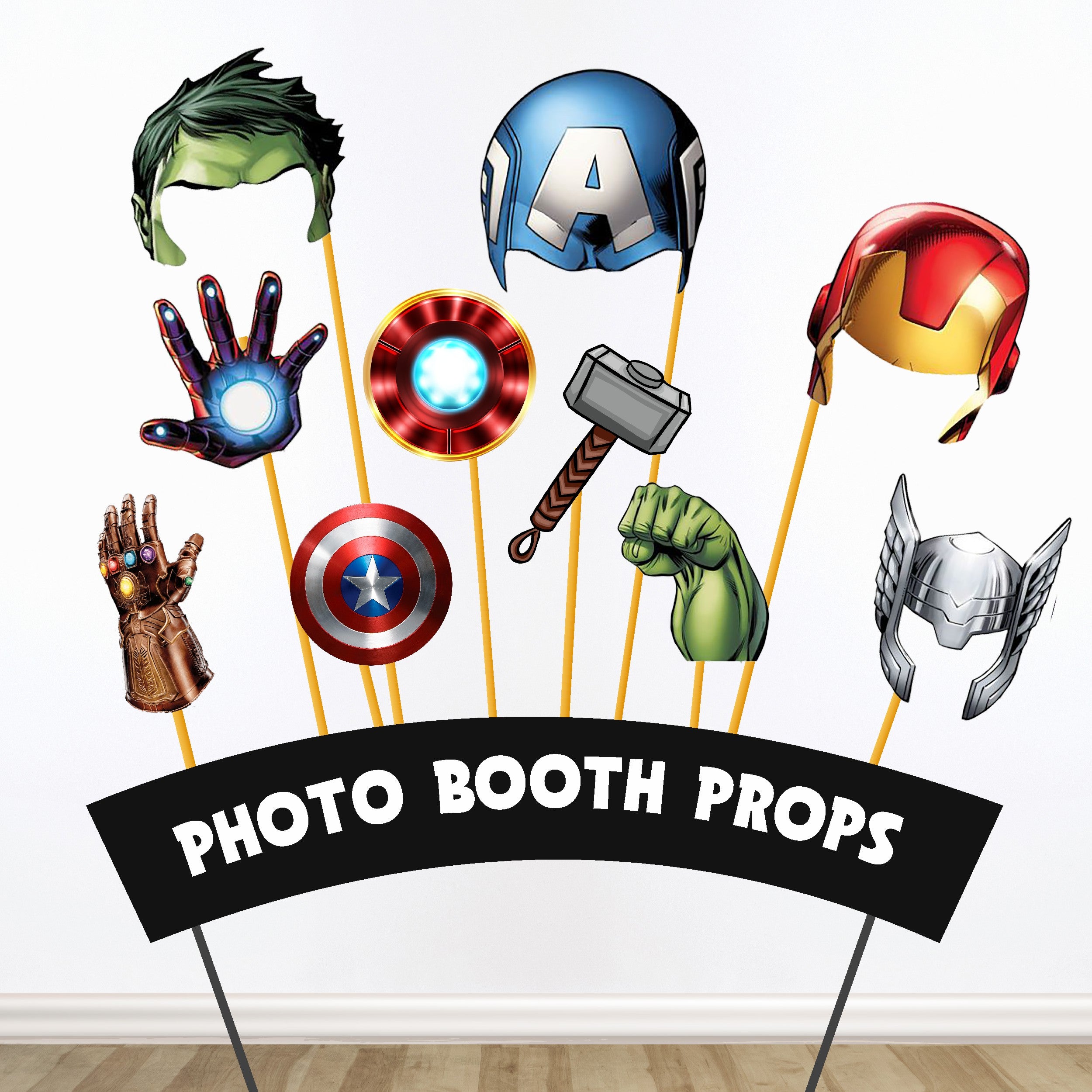 Avengers Theme Props – Blu Party