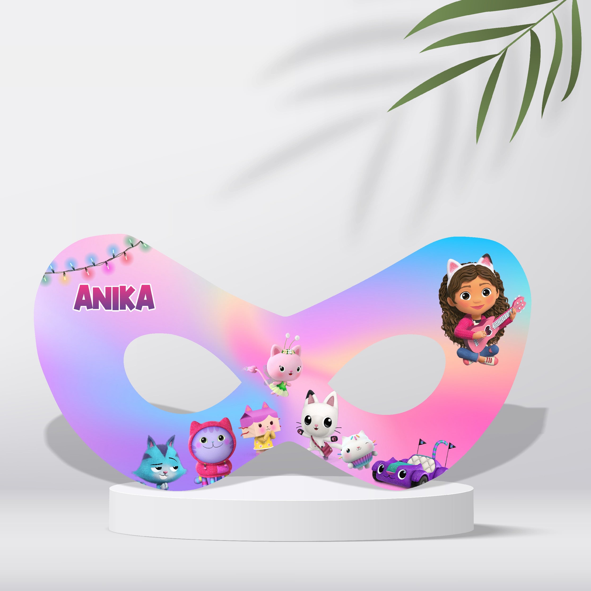 Gabby’s Dollhouse Theme Personalized Eye Mask – Blu Party