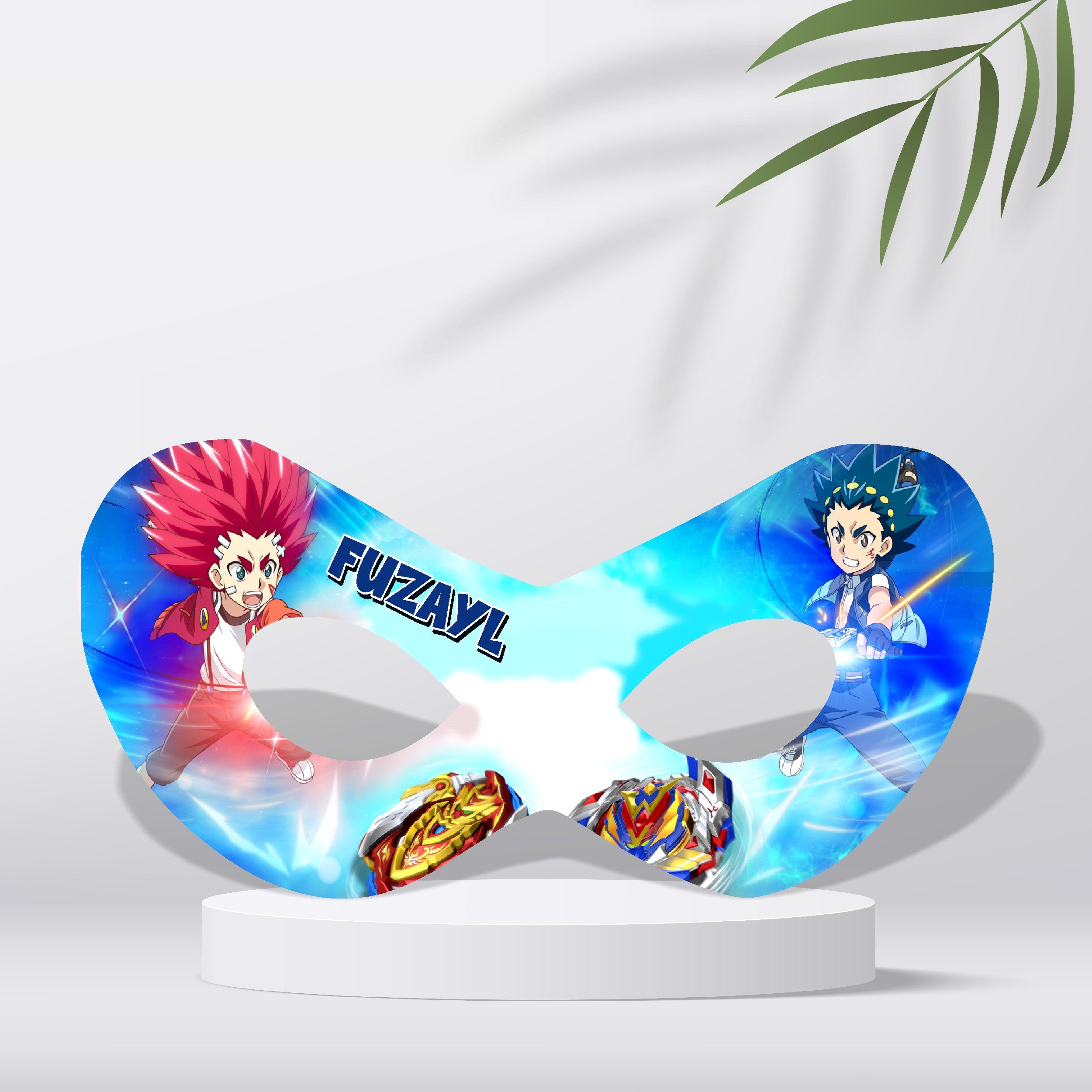 Beyblade Theme Personalized Eye Mask – Blu Party